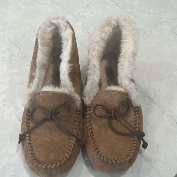 UGG | Shoes | Ugg Alena Chestnut Moccasin Slippers | Poshmark